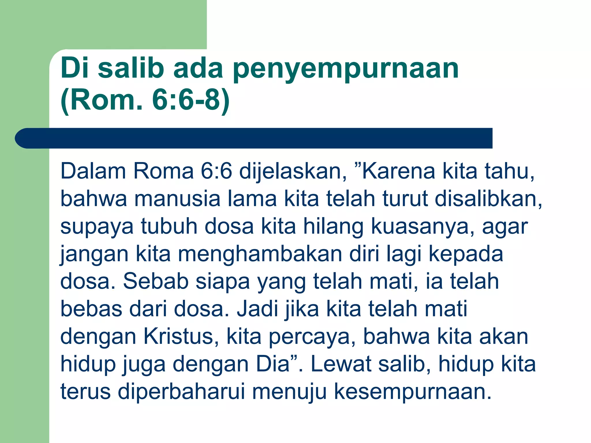 Berkorban demi Kristus | PPT