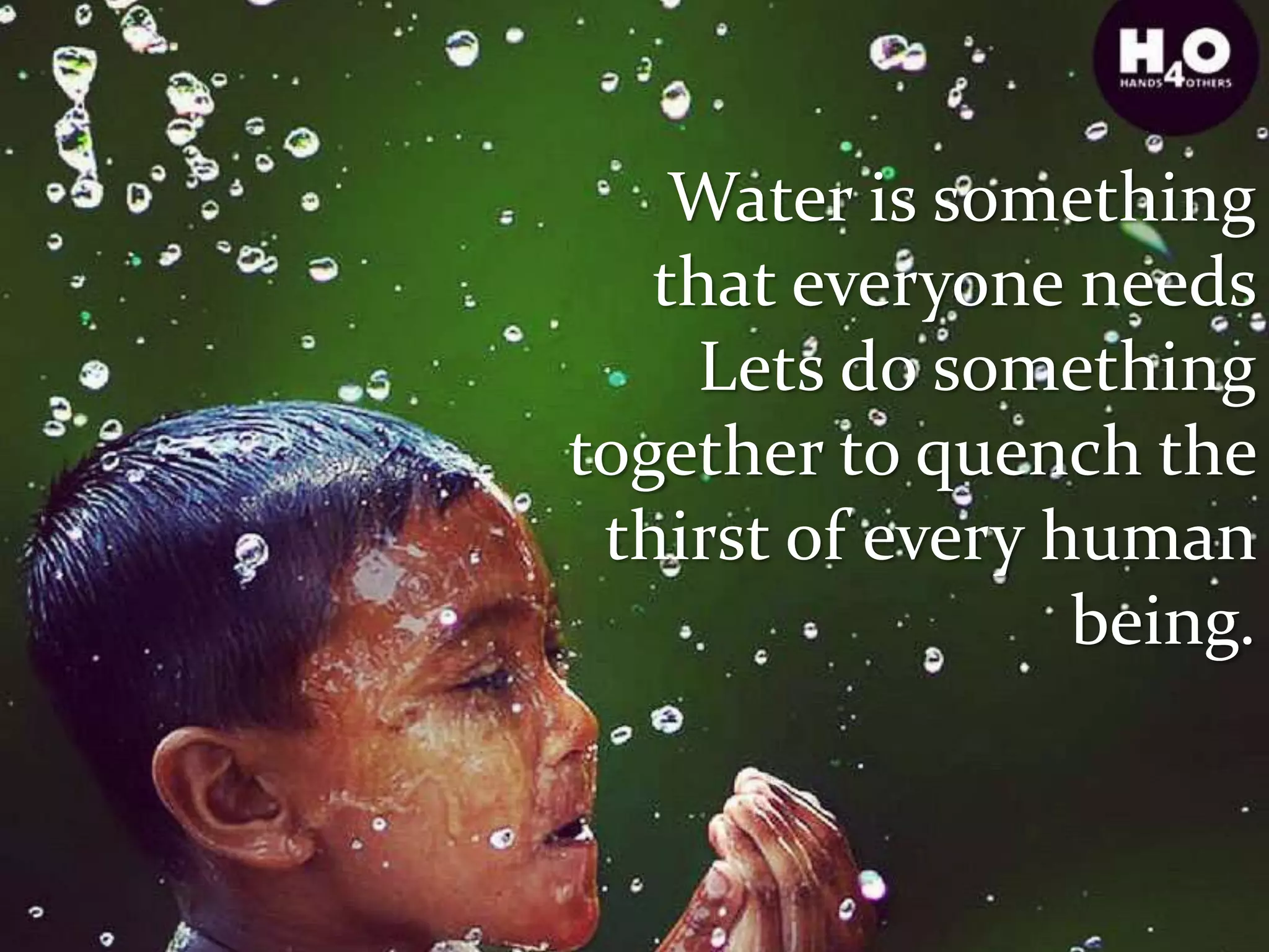 Be the Change to Solve Water Crisis | PPTX