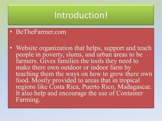 Be thefarmercomplete | PPT