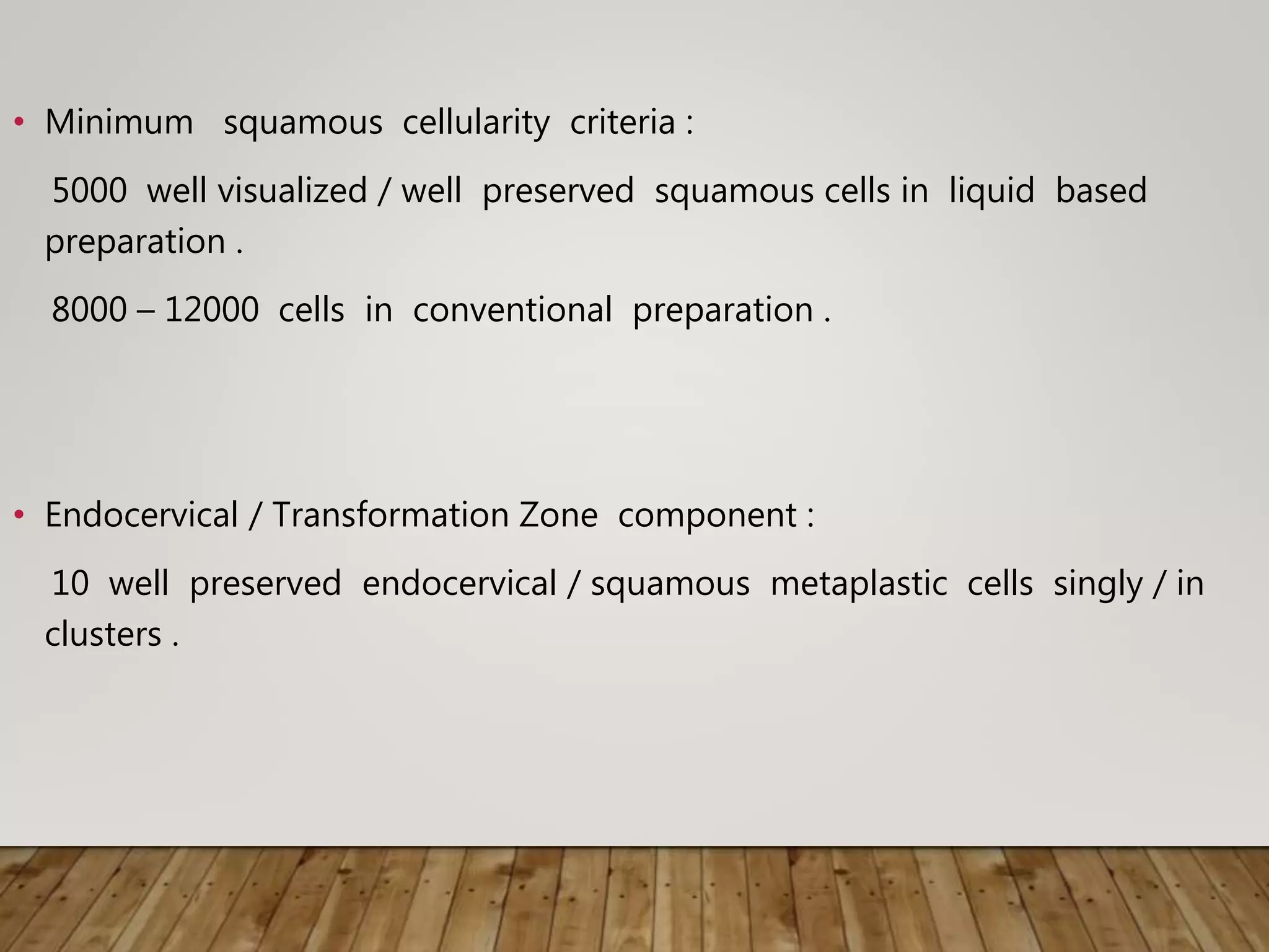 Bethesda system for reporting . Dr. Abhinav Golla , Associate Professor ...