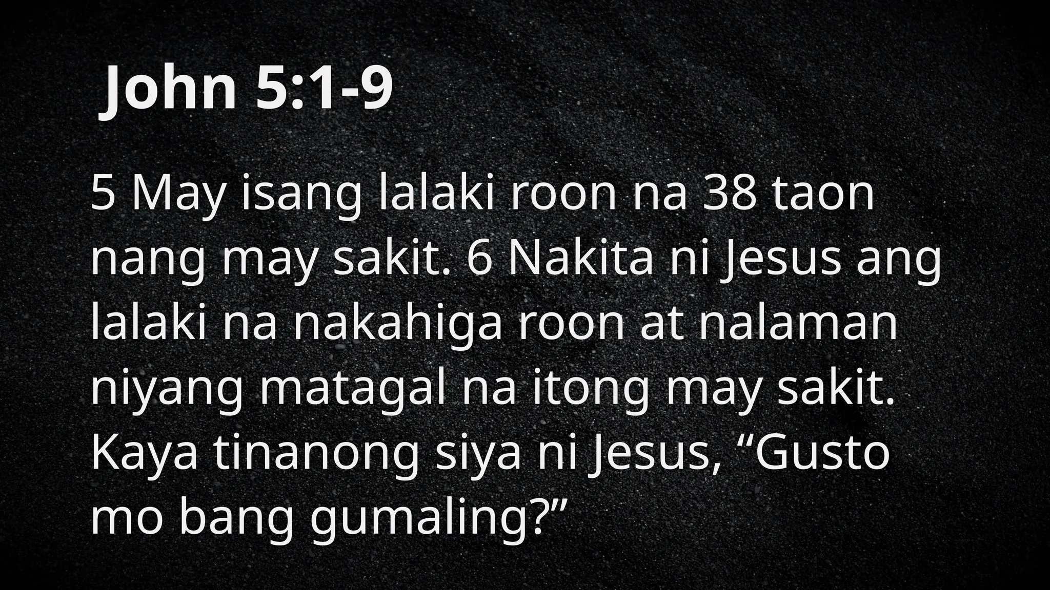 Bethesda the house of mercy tagalog preach | PPTX