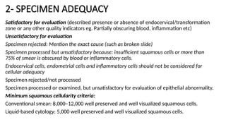 Bethesda Classification of Cervical Cytology-MANYA YADAV (1) (1).pptx