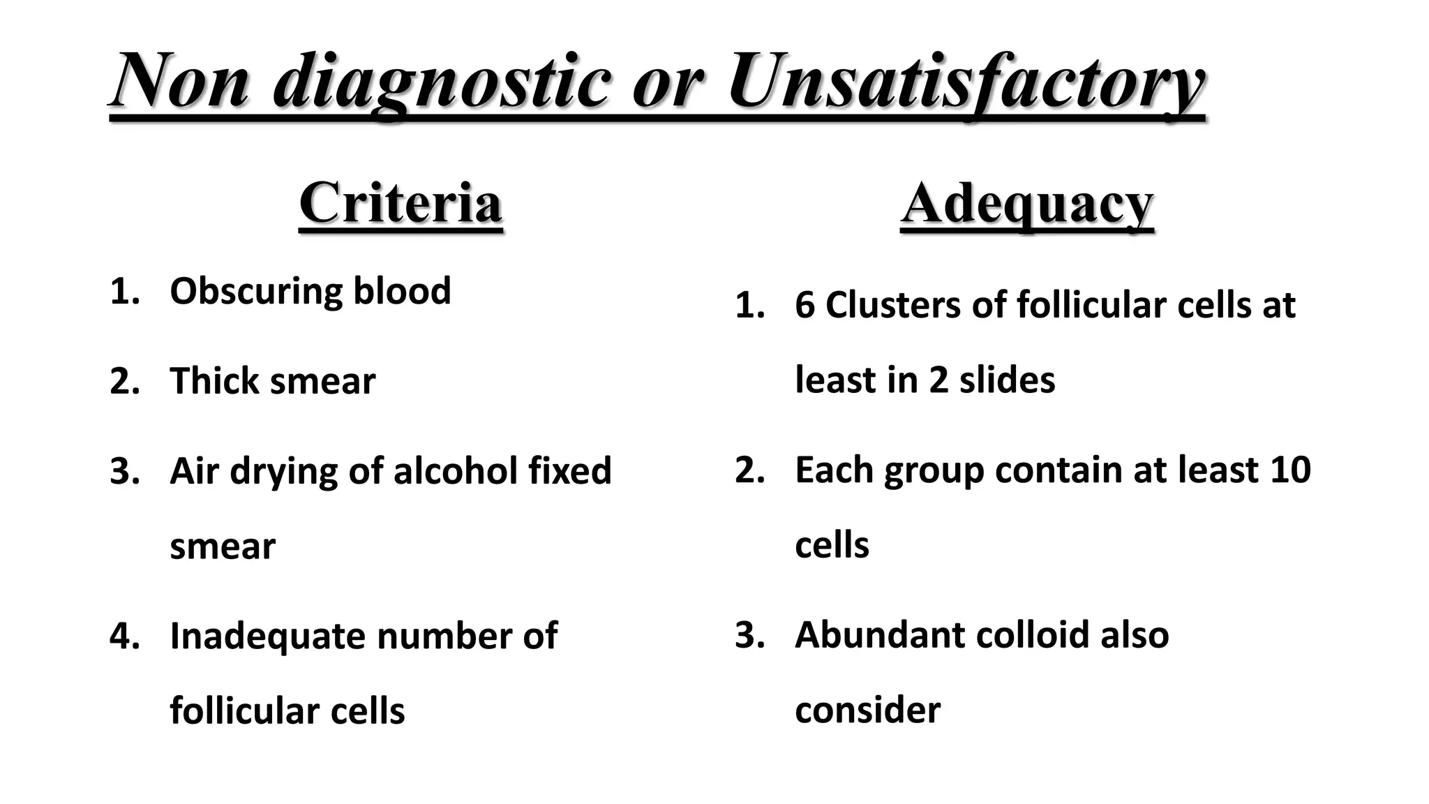 Bethesda system for reporting thyroid cytology | PPTX