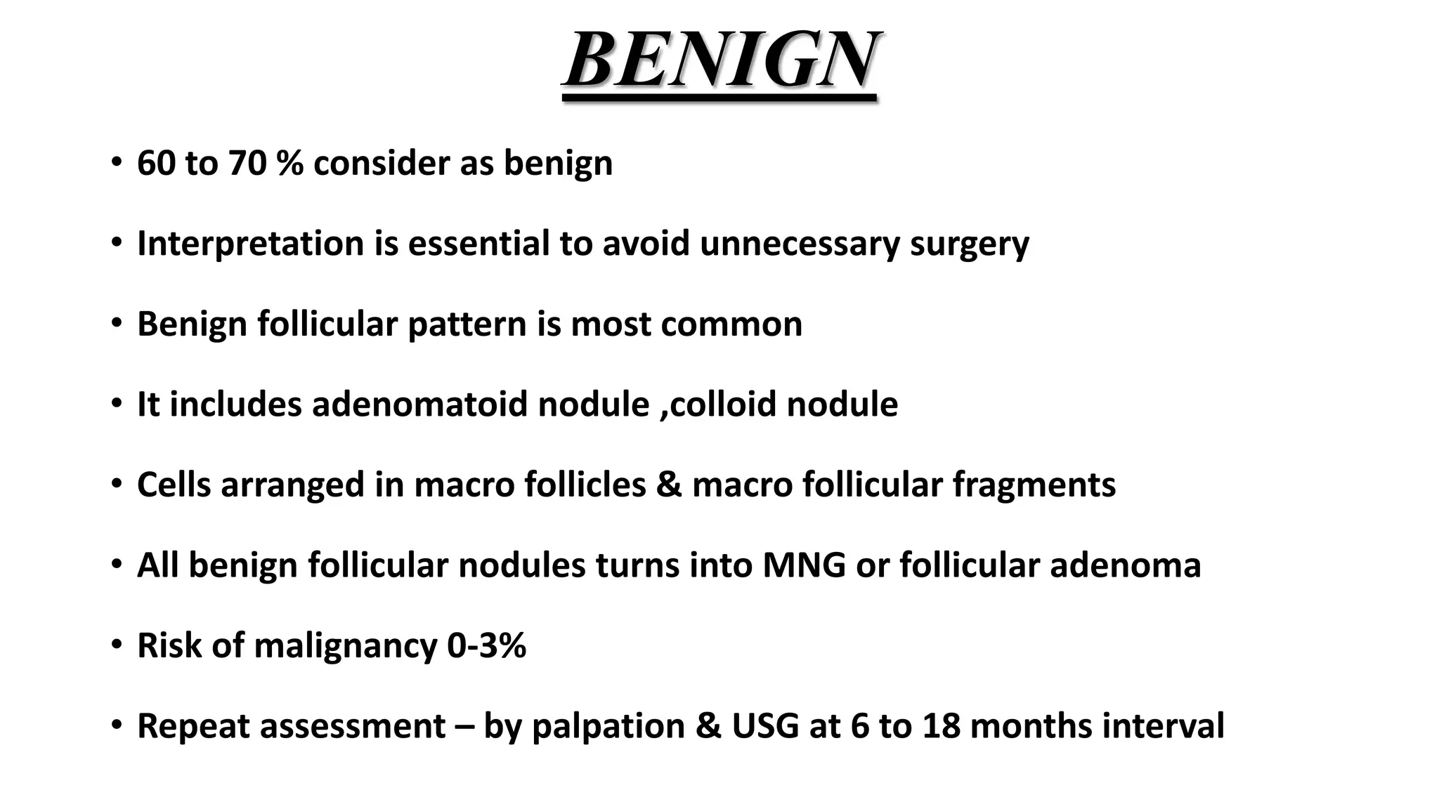 Bethesda system for reporting thyroid cytology | PPTX