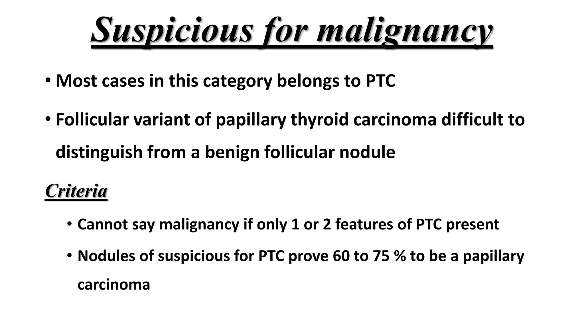 Bethesda system for reporting thyroid cytology | PPTX