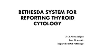 Bethesda system for reporting thyroid cytology | PPTX