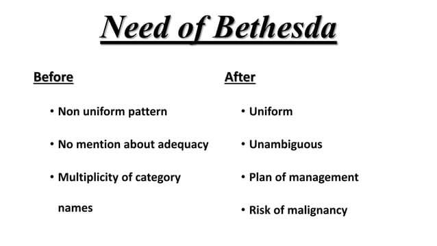 Bethesda system for reporting thyroid cytology | PPTX