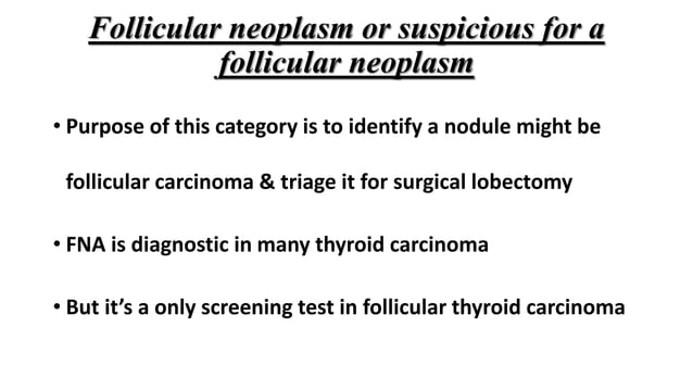 Bethesda system for reporting thyroid cytology | PPTX