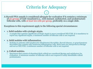 Bethesda System for thyroid cytopathology | PPTX