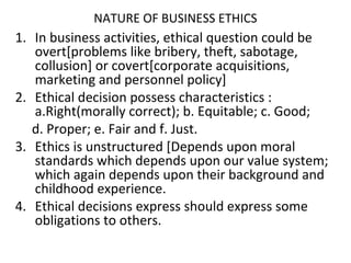 B ethics and morals | PPT
