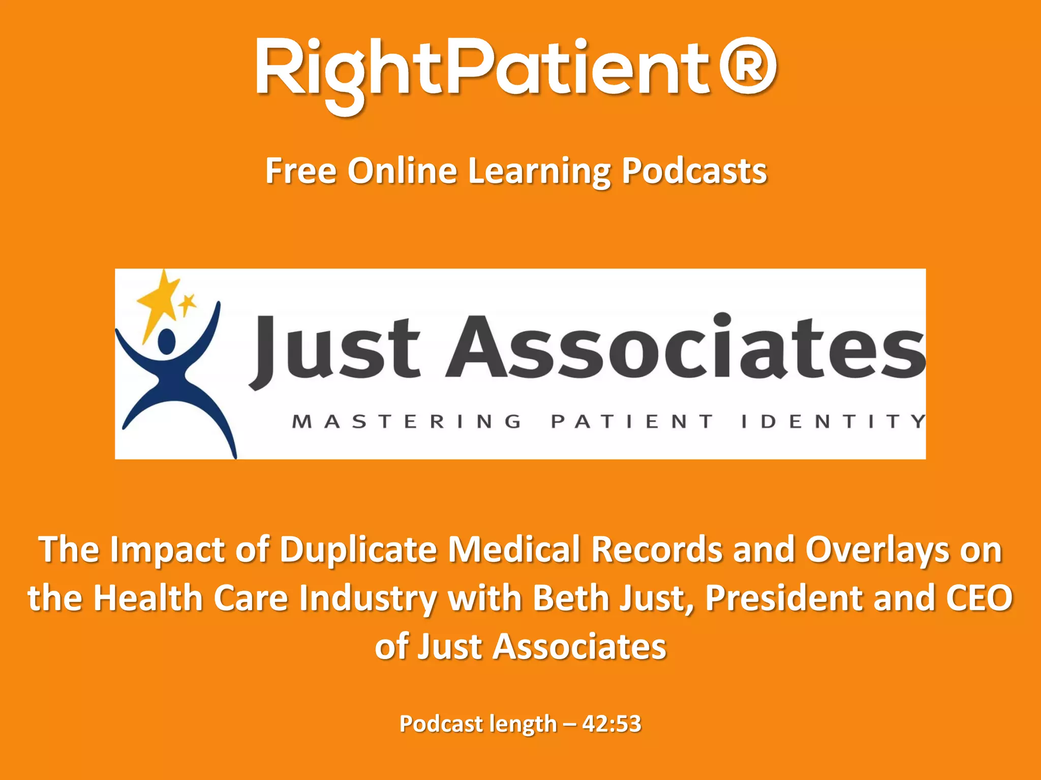 The Impact of Duplicate Medical Records and Overlays on the Healthcare ...