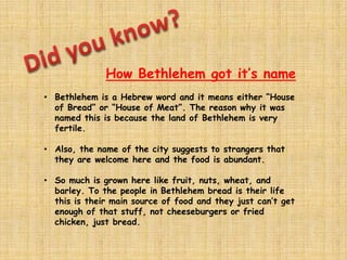 Bethlehem | PPTX