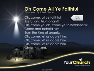 Christmas Night in Bethlehem | PPTX