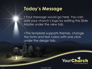 Religious Christmas Powerpoint Background