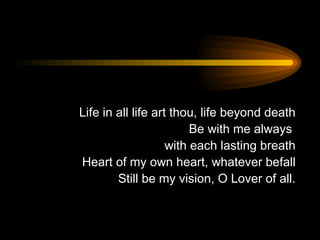 Be thou my vision *** | PPS