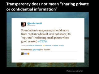 Transparency and Learning in Public | PPTX | Technology & Computing