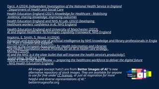 Supporting AI literacy in an NHS organisation - first steps into a ...
