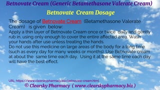 Betnovate Cream (Generic Betamethasone Valerate Cream) | PDF