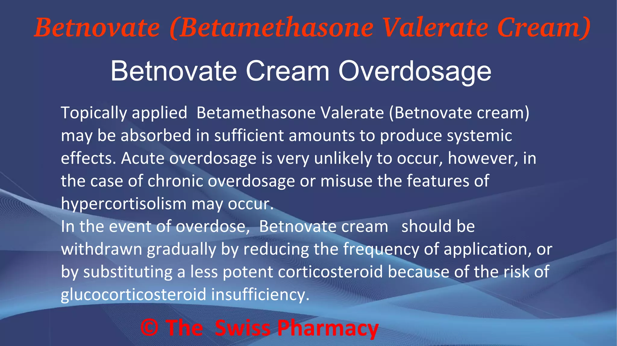 Betnovate (Betamethasone Valerate Cream) | PDF | Skin and Dermatology ...