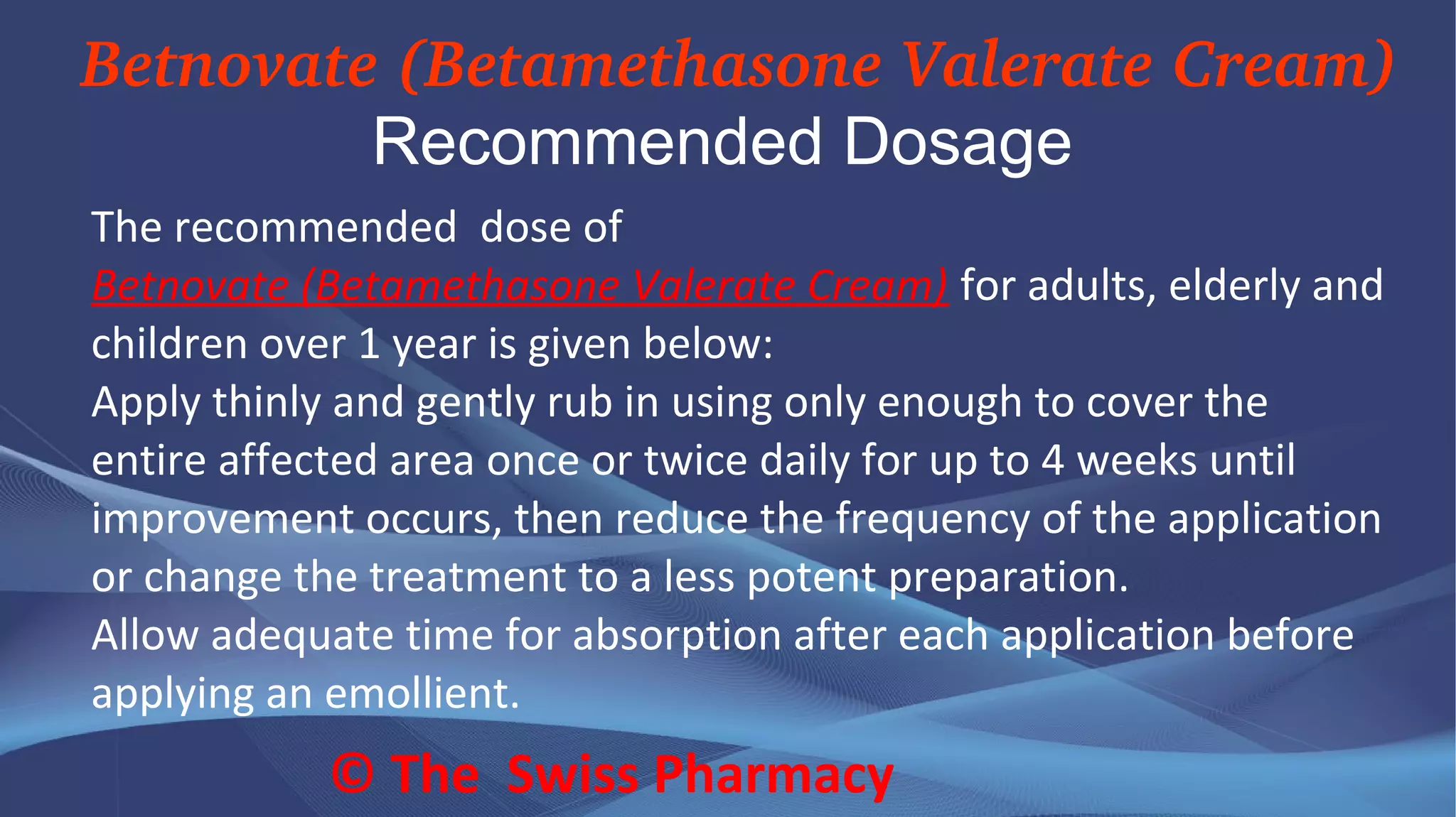 Betnovate (Betamethasone Valerate Cream) | PDF | Skin and Dermatology ...