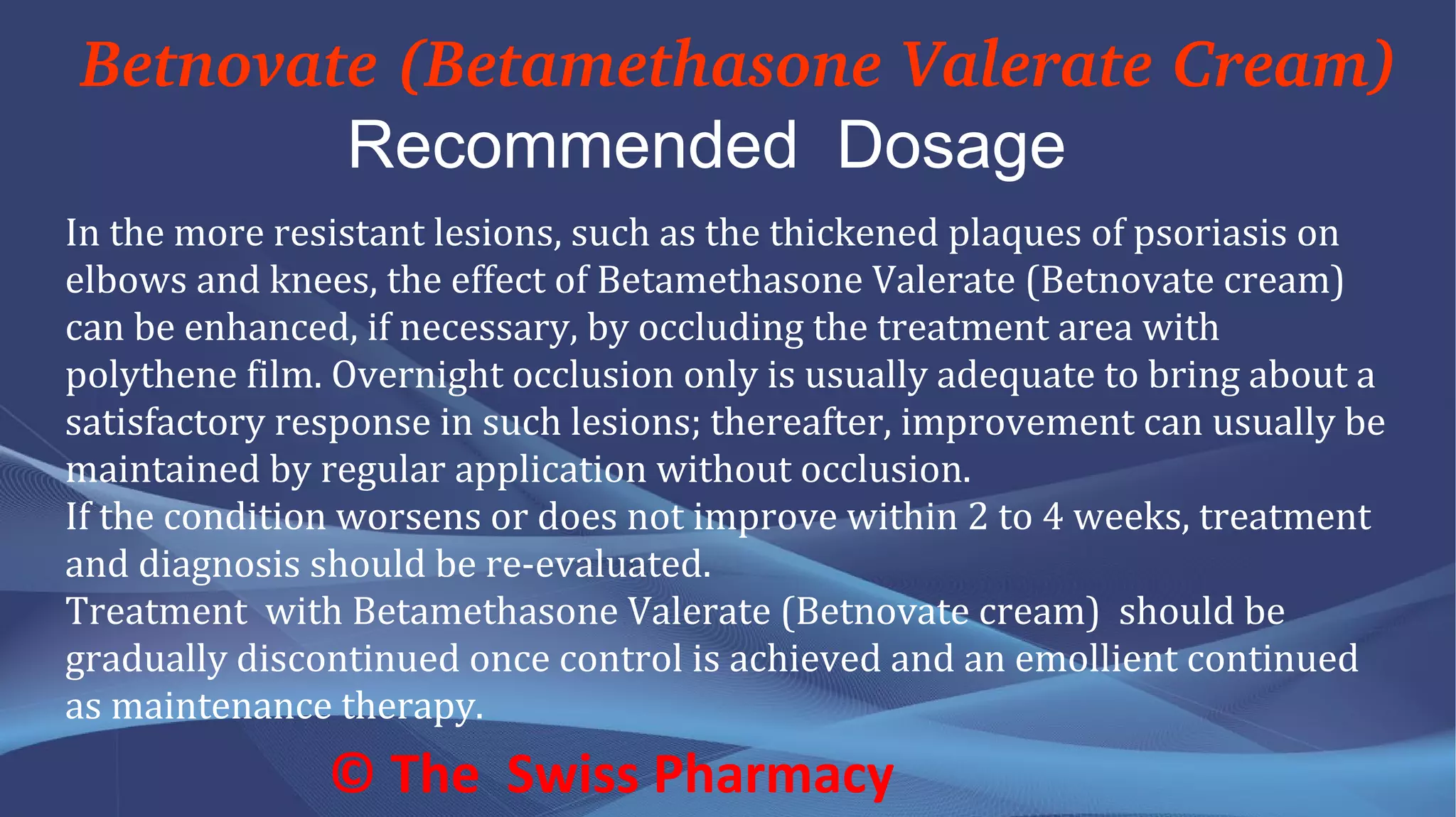Betnovate (Betamethasone Valerate Cream) | PDF