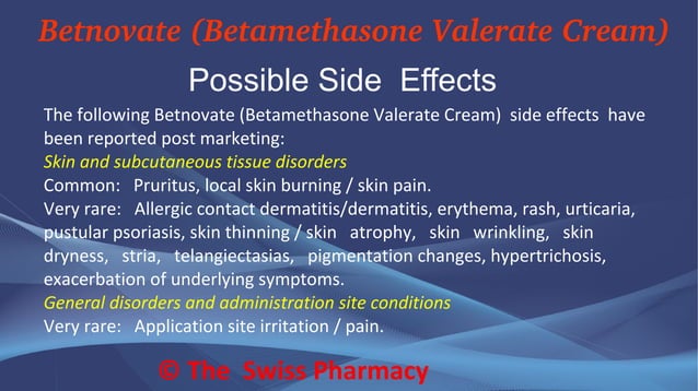 Betnovate (Betamethasone Valerate Cream) | PPT