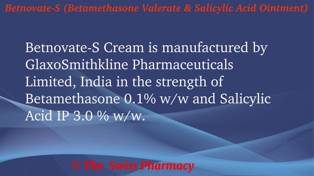 Betnovate-S Skin Ointment | PDF