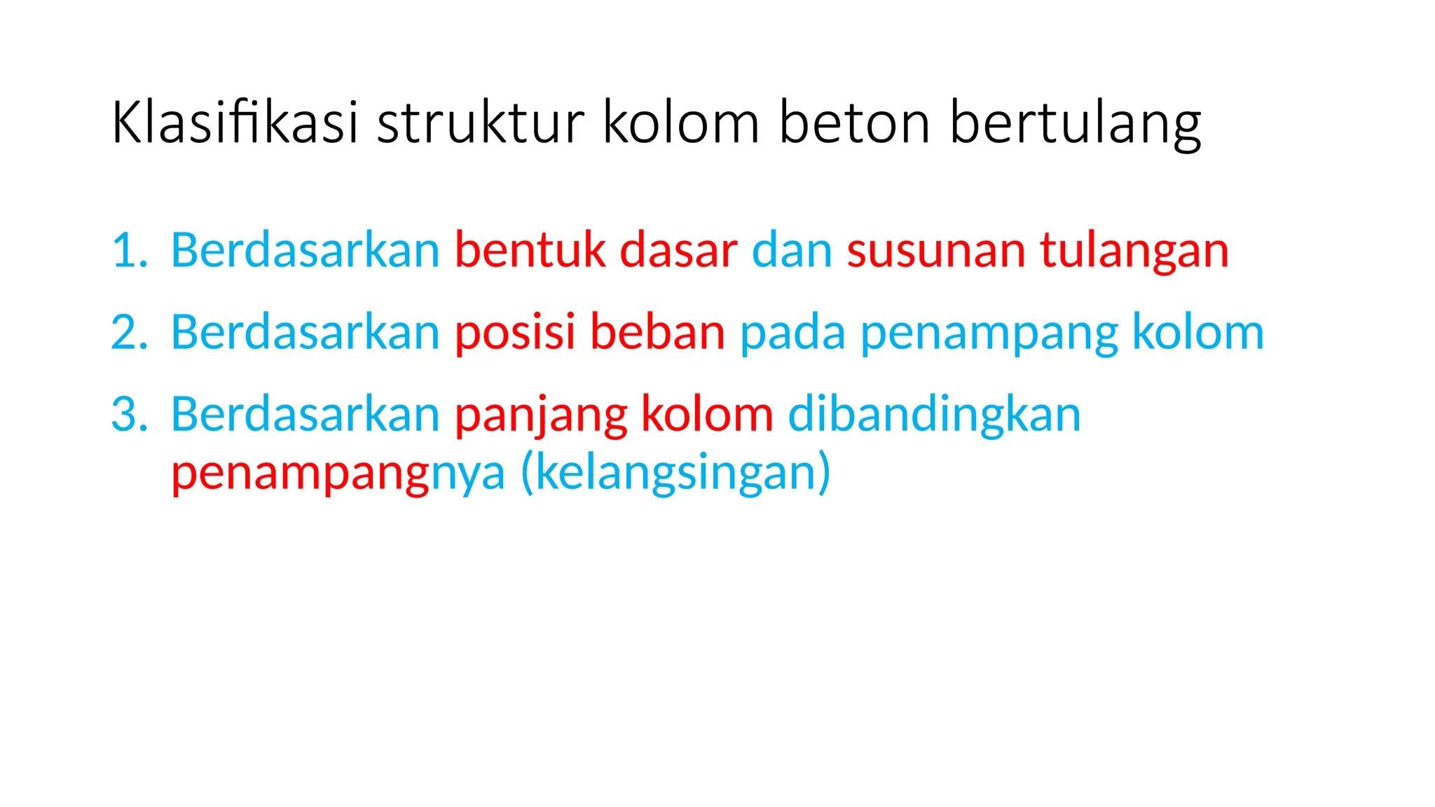 Struktur beton bertulang - Kolom dengan kombinasi beban tekan dan ...