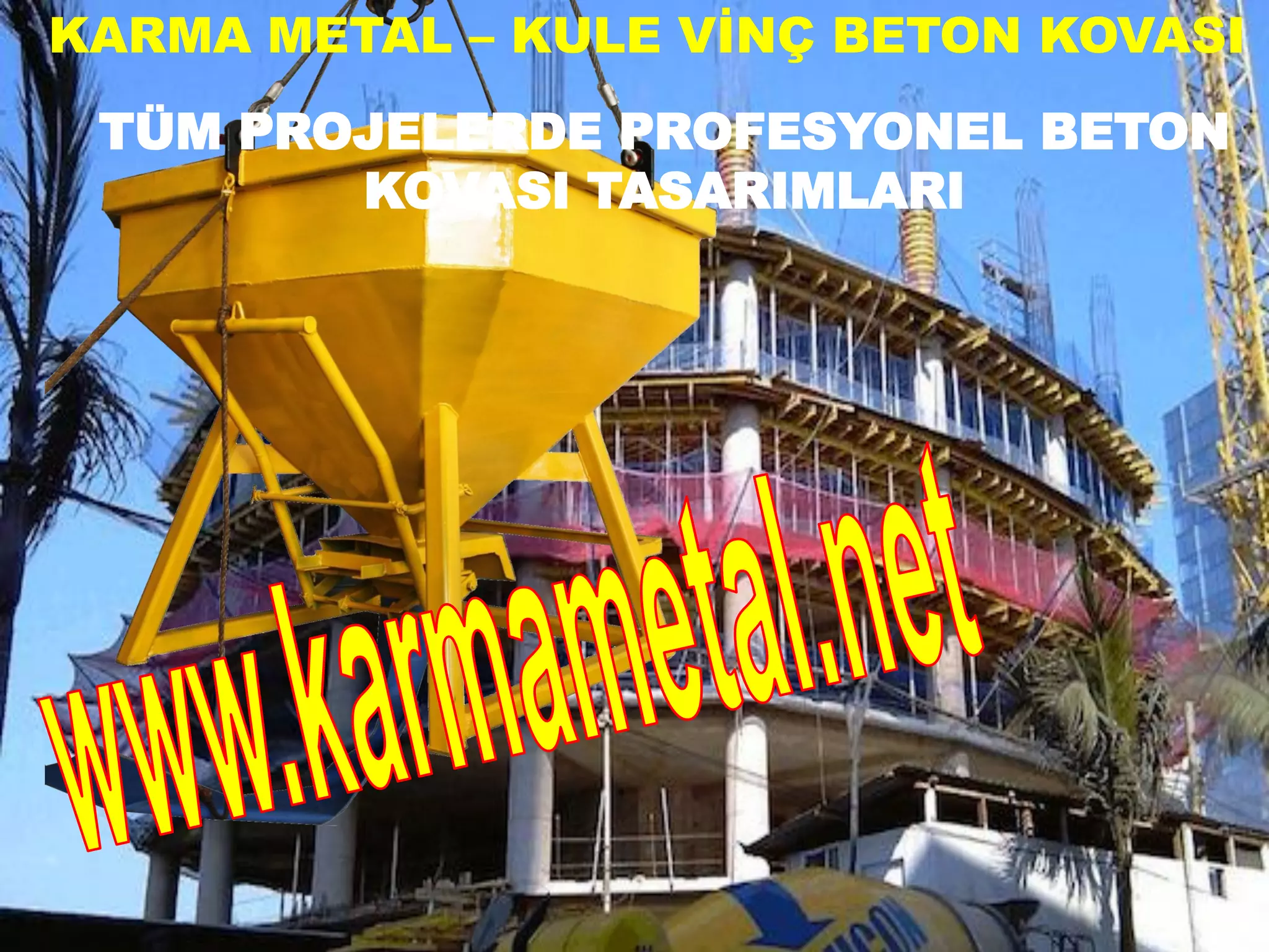 Profesyonel tasarimli kule vinc forklift is makinasi helikopter uyumlu moloz micir harc beton ...