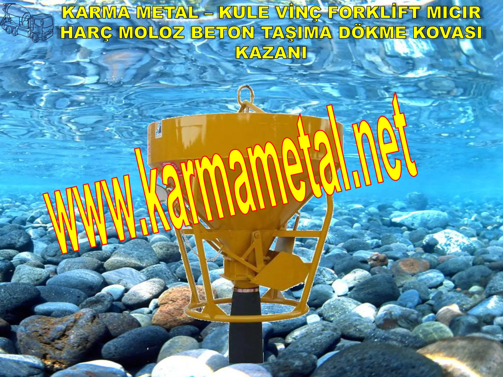 Micir Moloz Harc Beton Tasima Kovasi Kule Vinc Forklift Beton Kovalari Teknik Ozellikleri ...