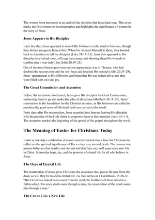 Betrayal, Crucifixion, Resurrection – The Full Easter Story in the ...