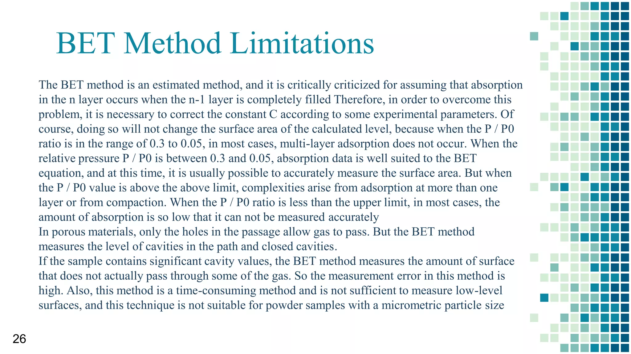 BET surface area analysis | PDF