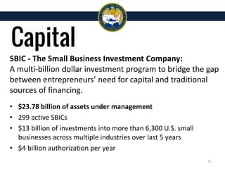 U.S. Small Business Administration Overview | PPTX