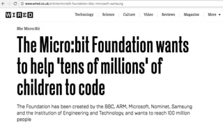 Raspberry Pi + microbit = awesome | PPTX