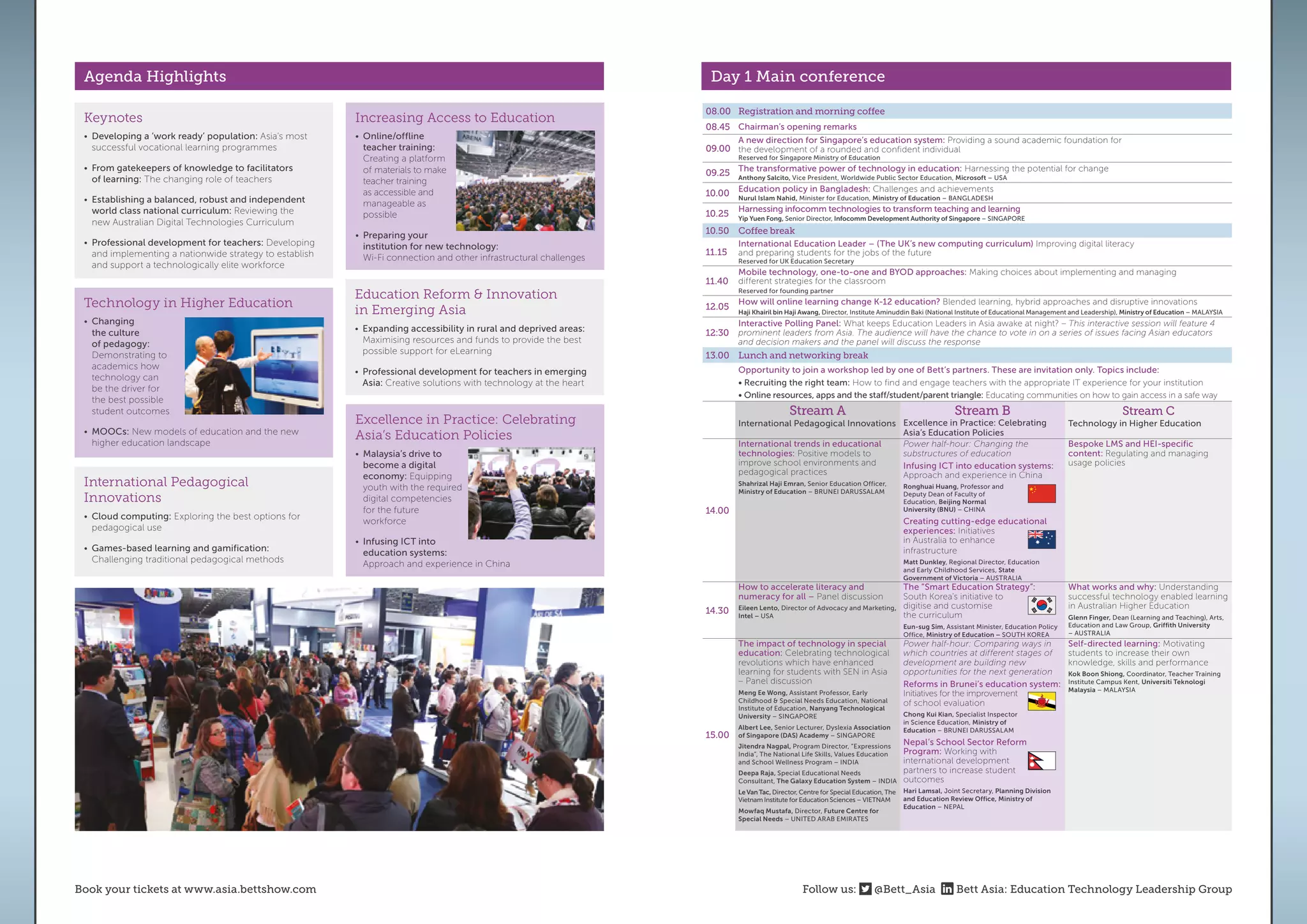 Bett asia leadership_summit_conference_brochure | PDF
