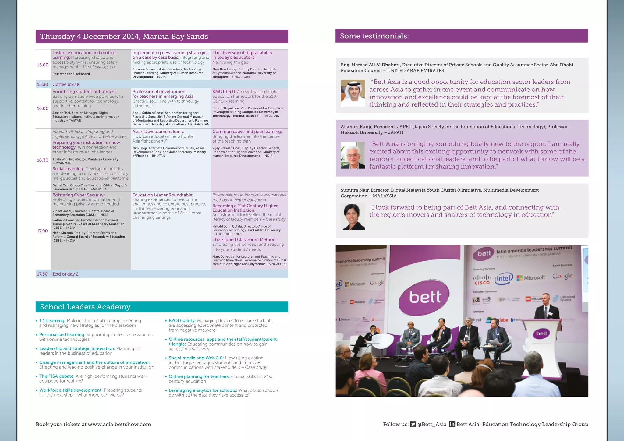 Bett asia leadership_summit_conference_brochure | PDF