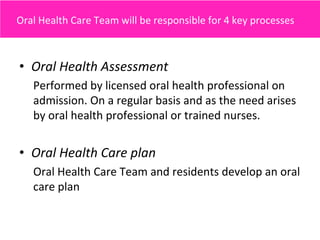 Better oral health in residential care adapted version | PDF