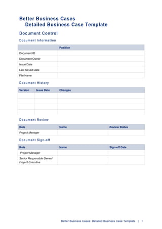 business-case-word-template-free-download | PDF