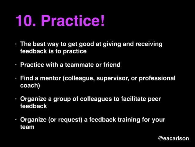 Better - Fearless Feedback for Software Teams | PDF