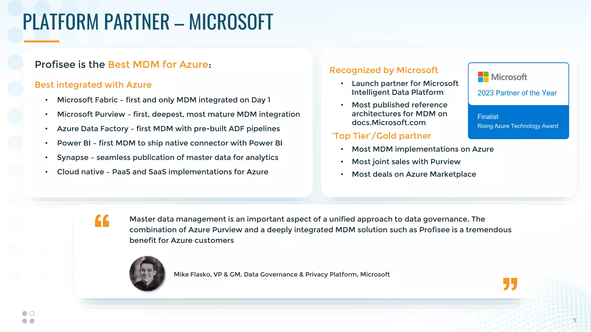 Microsoft Fabric & Profisee MDM Are Better Together | PDF