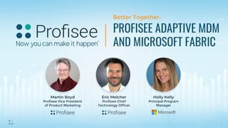Microsoft Fabric & Profisee MDM Are Better Together | PDF