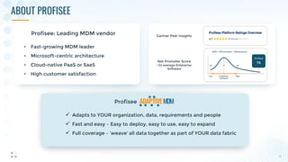 Microsoft Fabric & Profisee MDM Are Better Together | PDF