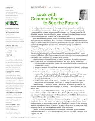 Better Builder Magazine, Issue 44 / Winter 2022 | PDF