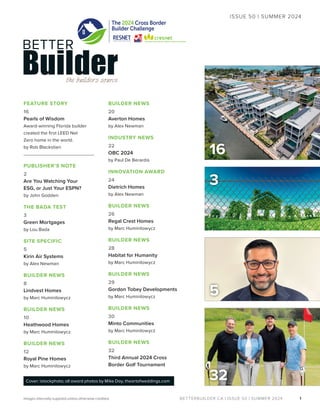Better Builder Magazine, Issue 50 / Summer 2024 | PDF