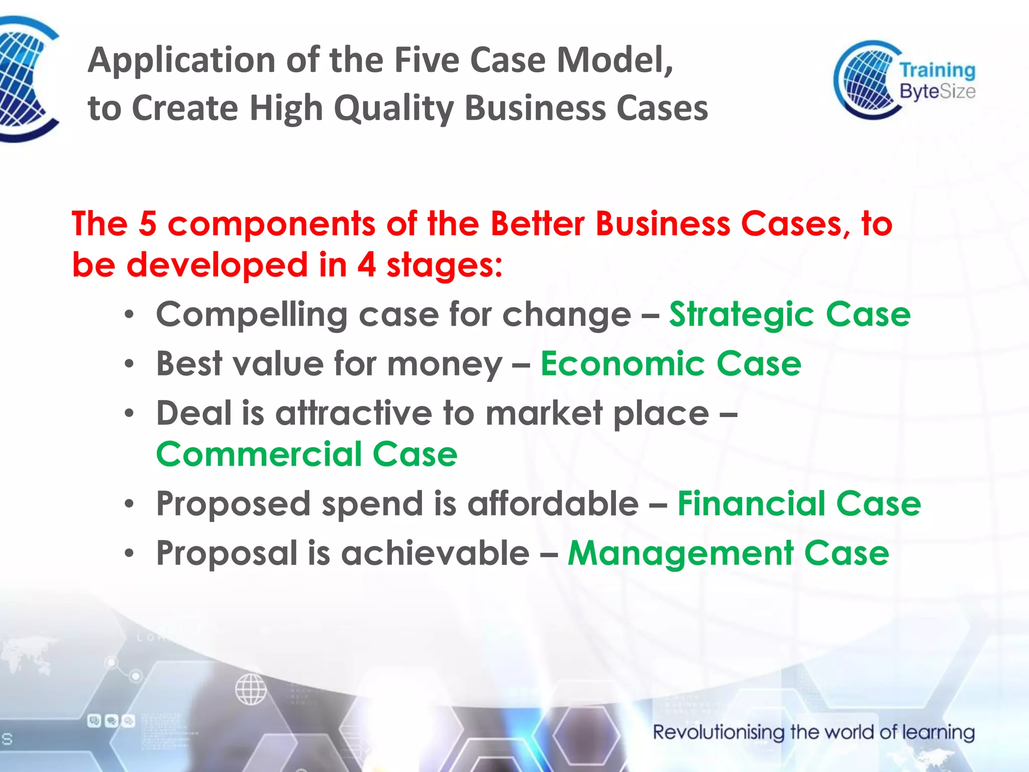 Better business cases overview | PDF