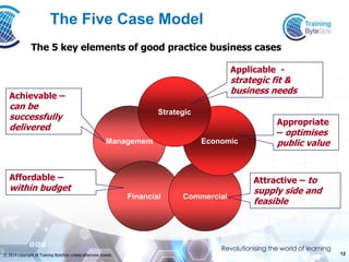 Better business cases overview presentation - 5 Case Model | PDF
