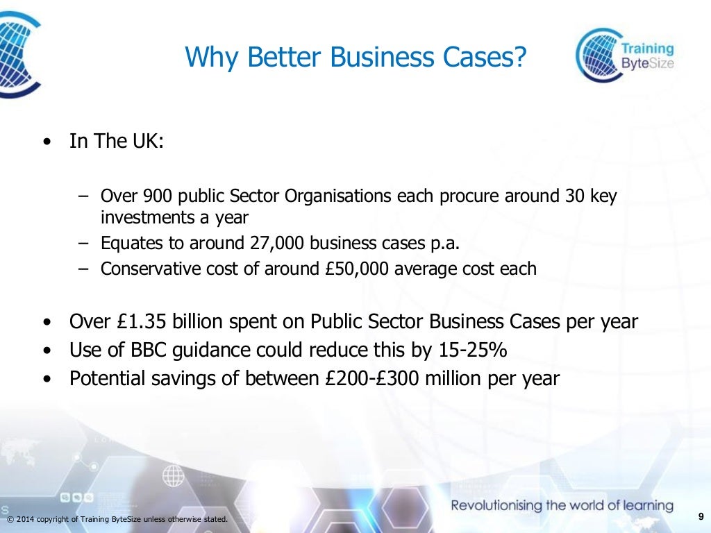 Better business cases overview presentation - 5 Case Model