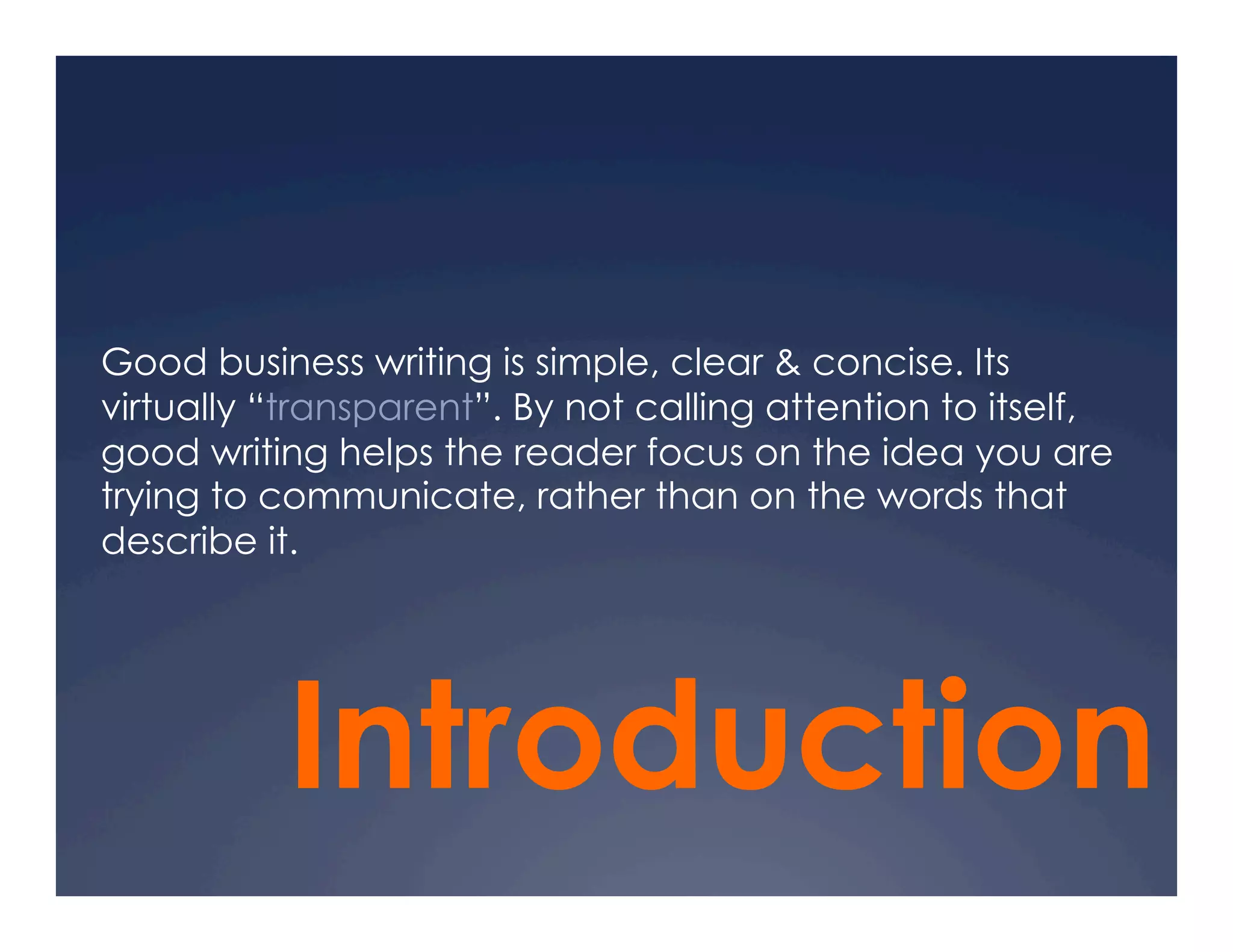 Better Business Writing Methods | PDF