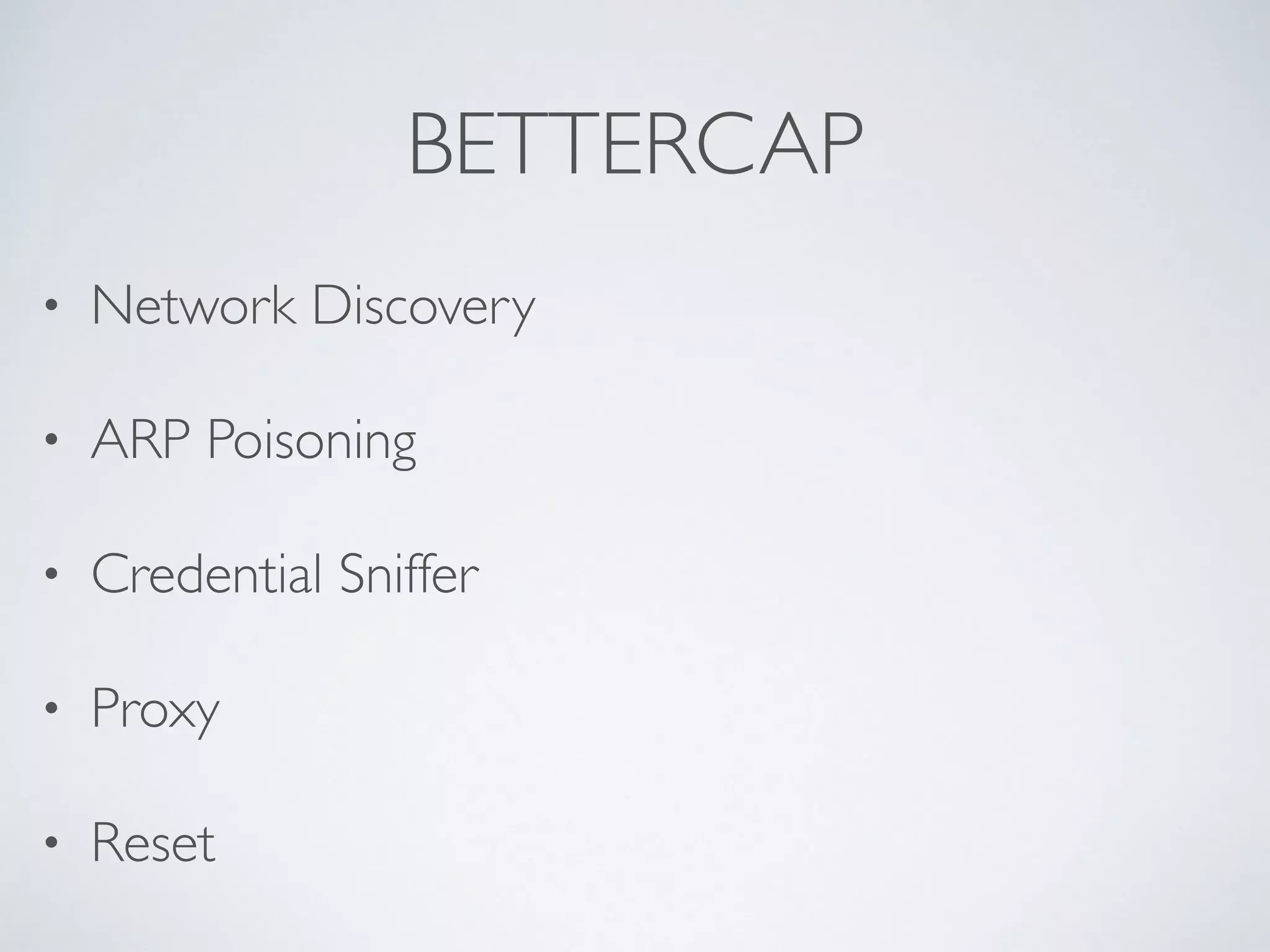 Bettercap | PDF