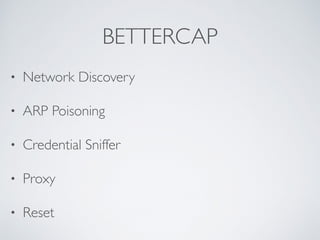 Bettercap | PDF